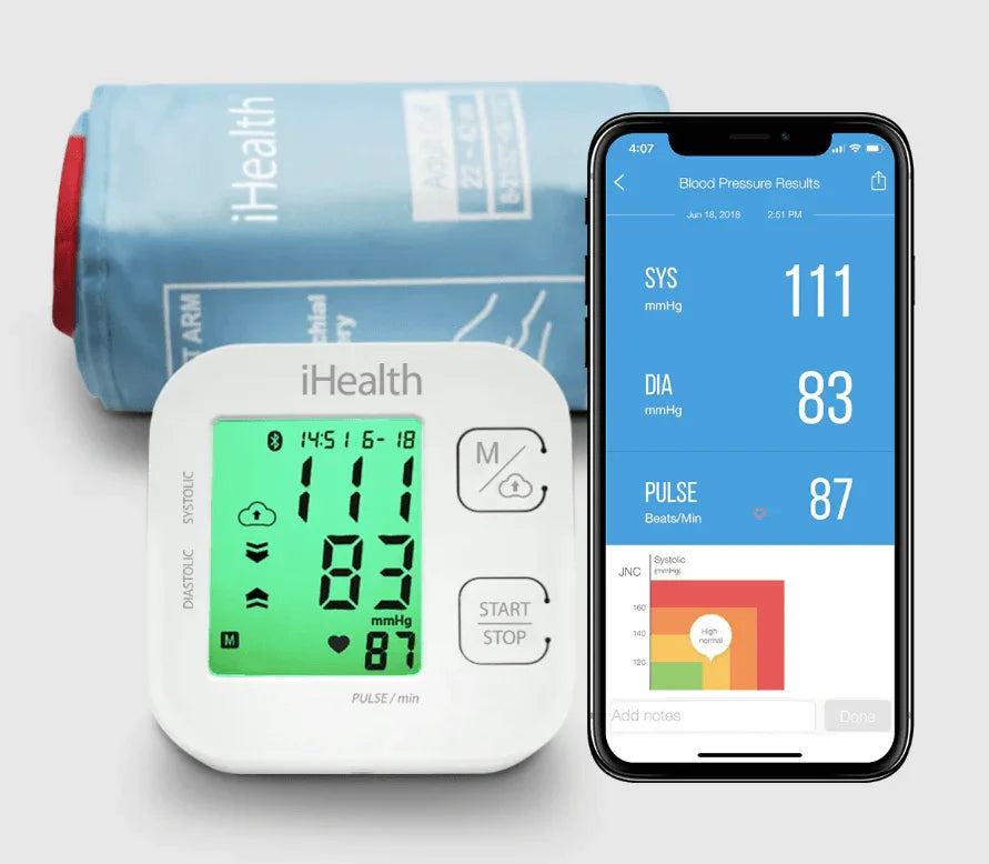 iHealth Track Blood Pressure Monitor – Healthogenics